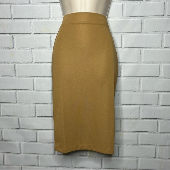 Forever 21 | Skirts | Tan Pencil Skirt | Poshmark